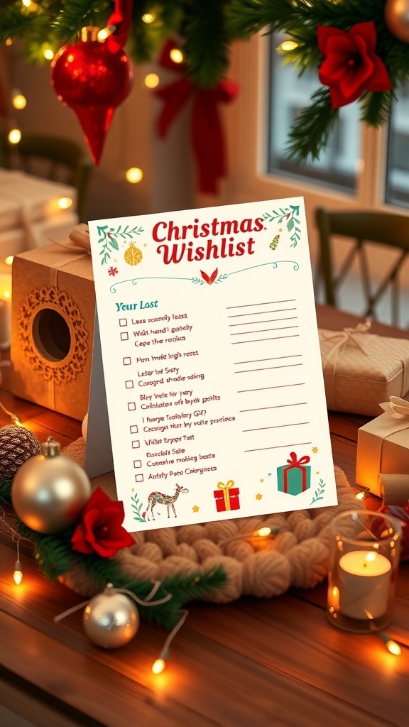 Creative Christmas Wishlist Ideas Using Canva