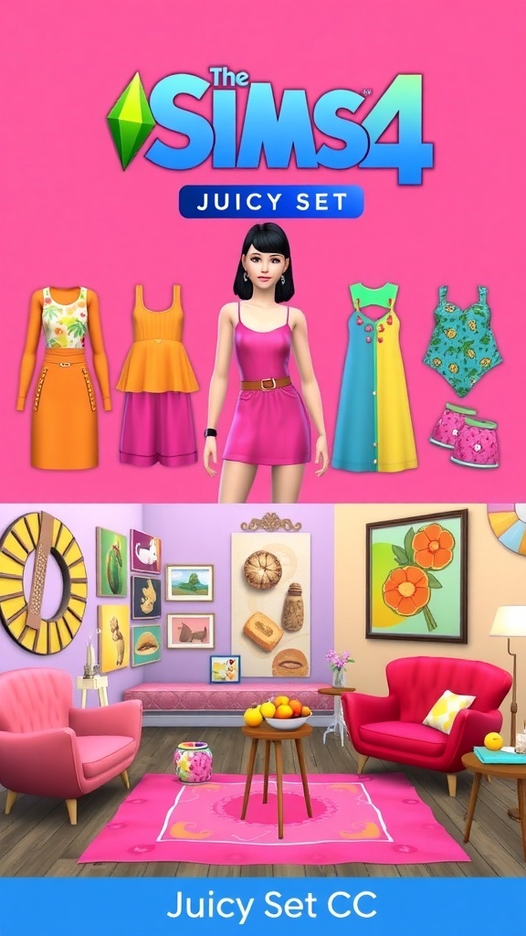 The Sims 4 Juicy Set CC
