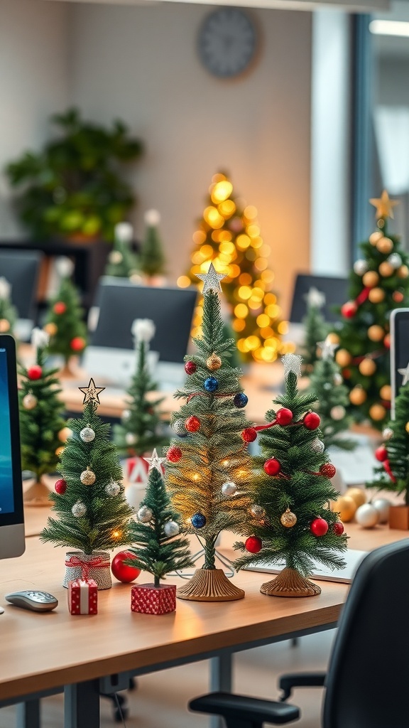 25 Festive Christmas Office Decor Ideas to Brighten Your Workspace ...