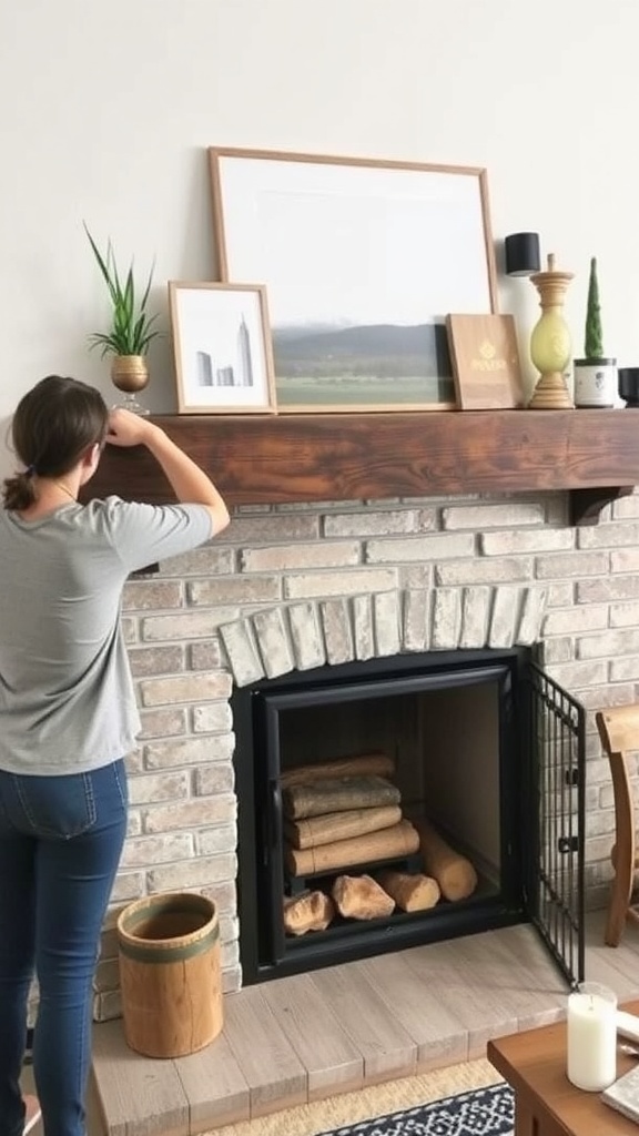 15 Stunning Rustic Farmhouse Fireplace Ideas to Transform Your Home ...