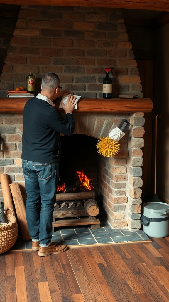 15 Stunning Rustic Farmhouse Fireplace Ideas to Transform Your Home ...