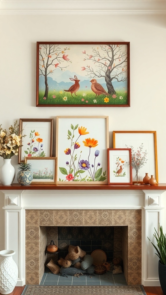 20 Gorgeous Mantel Decorating Ideas for Spring – DannyDecor