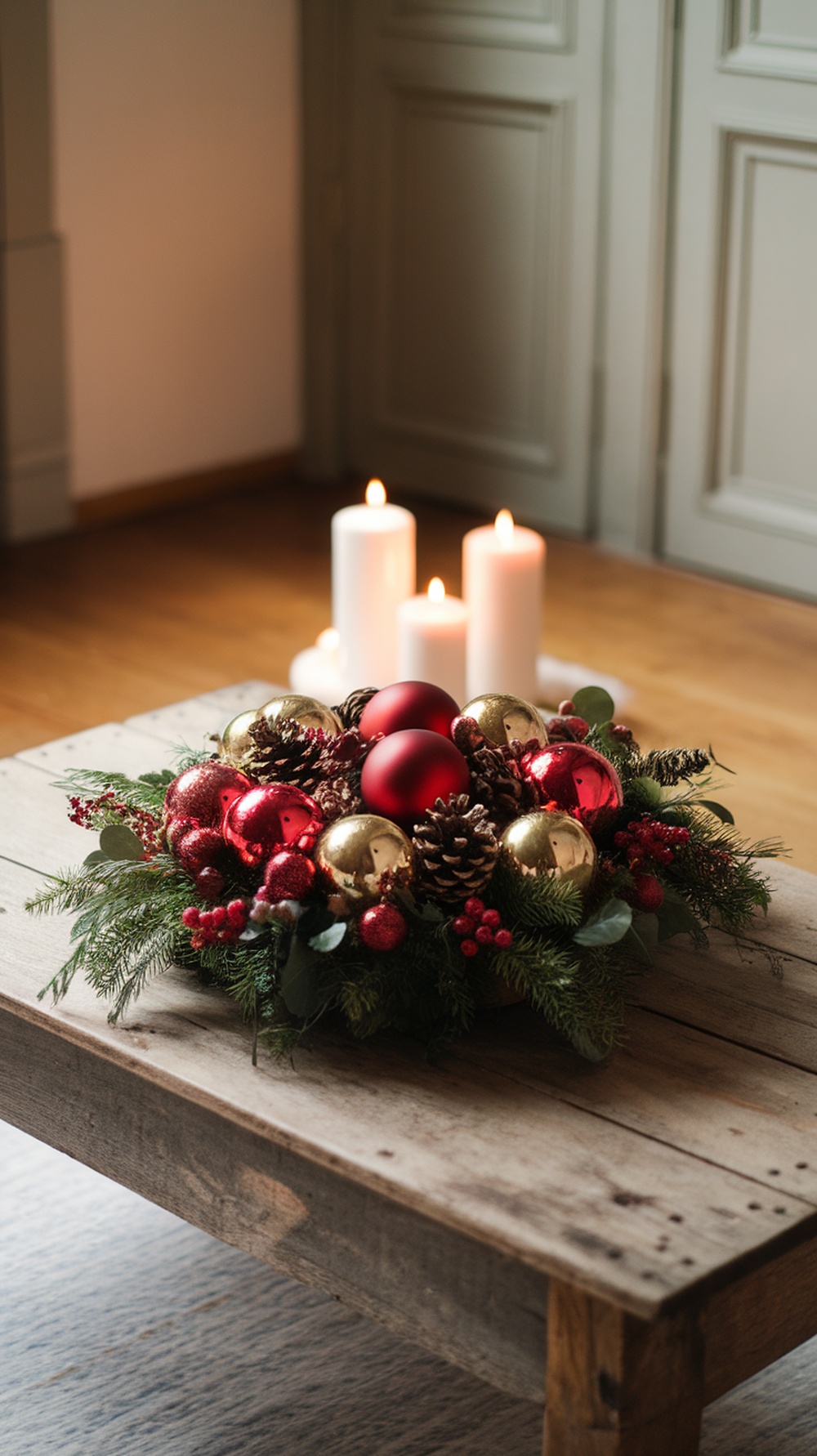 15 Gorgeous Christmas Coffee Table Decor Ideas That Elevate Your Living ...