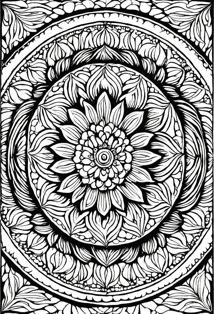 Intricate Mandala Coloring Sheets – Color And Play