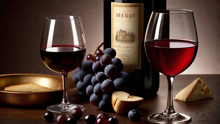 What Does Merlot Mean In French