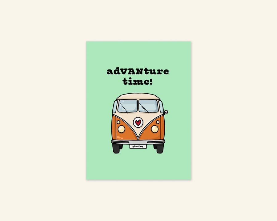 Advanture Tiny Card - Folksy