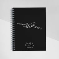 Briefing Notes Air Crew Notebook Cabin Crew Pil... - Folksy