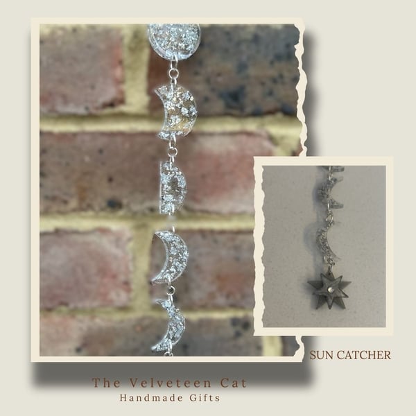 Handmade Resin Sun Catcher Hanging Decoration o... - Folksy