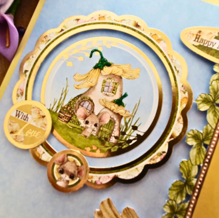 Happy New Home Card With Mouse, Congratulations... - Folksy