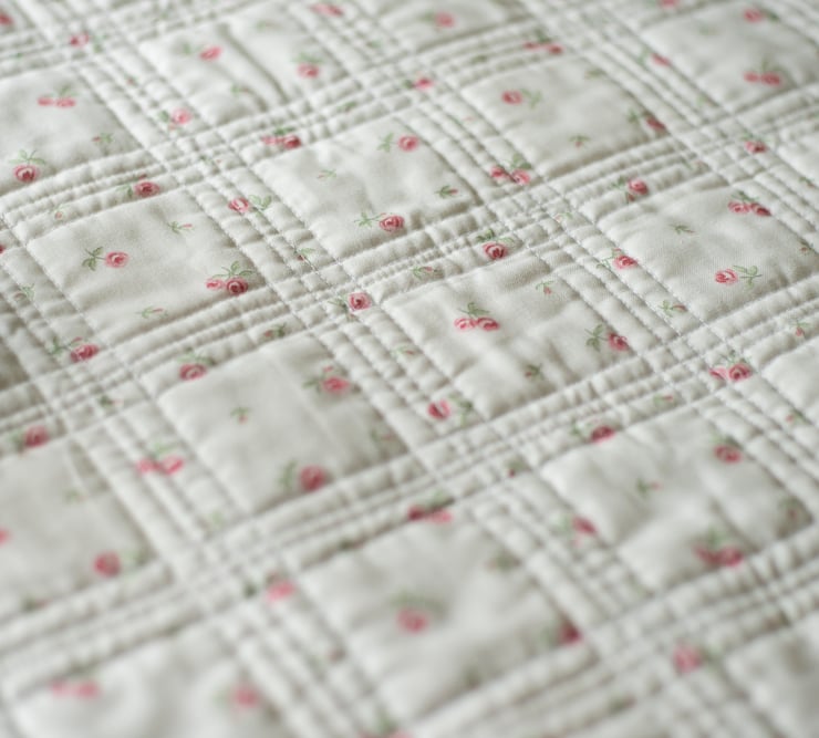 Pretty Multicoloured Quilt Play Mat Lap Quilt - Folksy