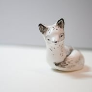 Polymer Clay Arctic Fox - Folksy