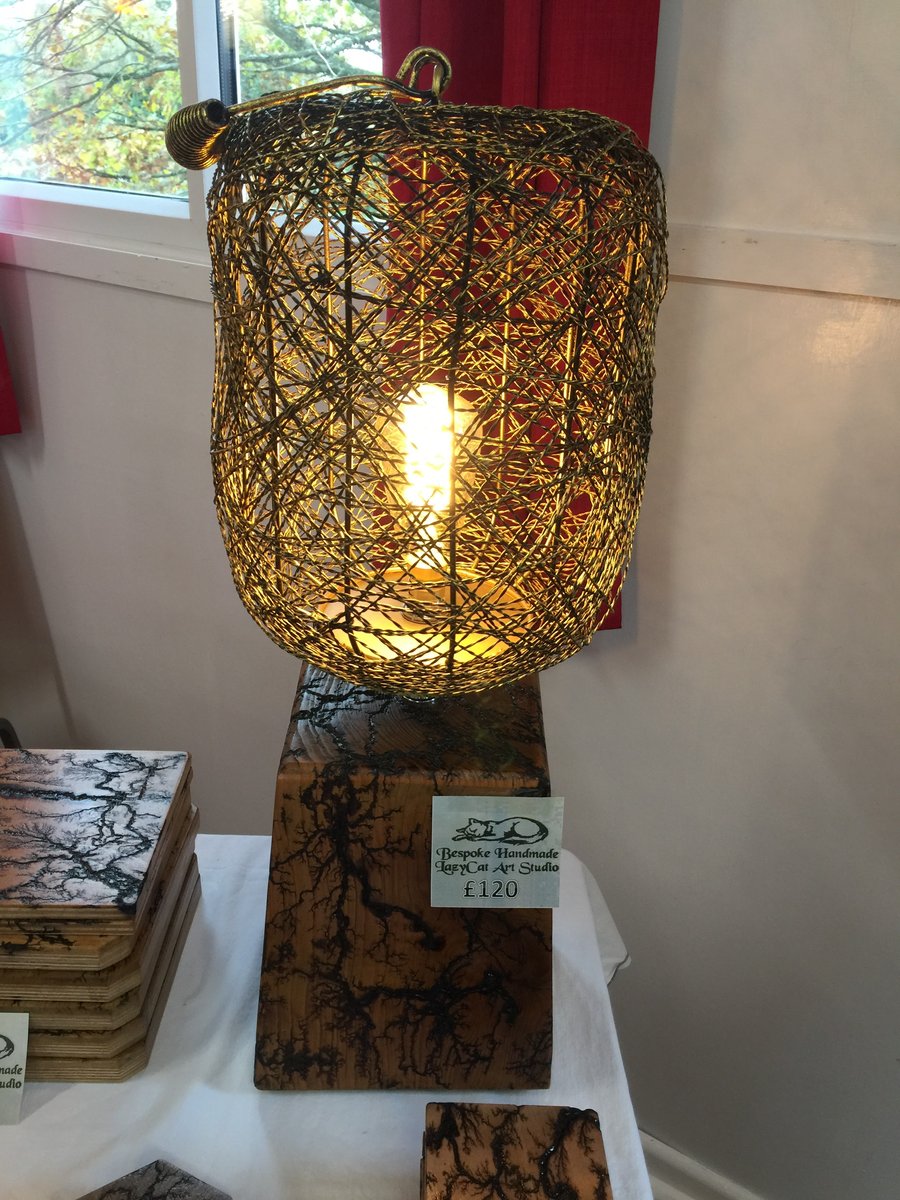 'Sunset' - Stunning and unique lamp. - Folksy