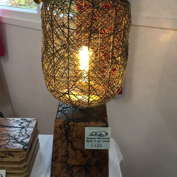 'Sunset' - Stunning and unique lamp. - Folksy