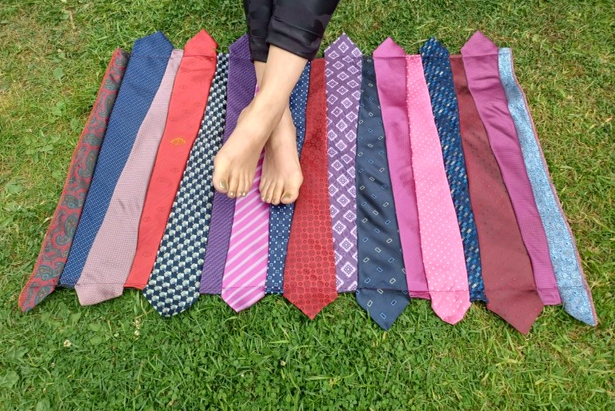 Vintage Tie Rug No. 2 - Folksy