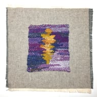 Unframed handwoven tapestry weaving, textile ar... - Folksy