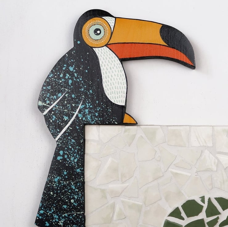 Toucan door topper, door decoration, tropical j... - Folksy