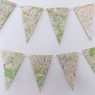 London Map Bunting - eco-friendly bunting - Folksy