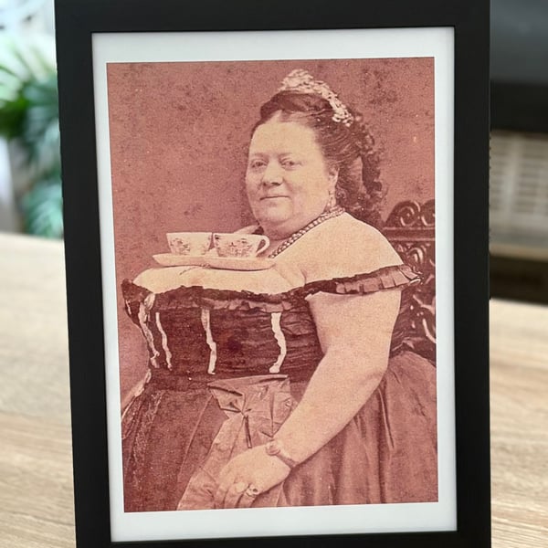 A4 Framed Funny Art Print - Folksy