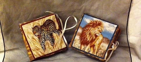 African animal needle case - Folksy