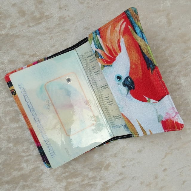 Passport Sleeve. Parrots.. Passport Cover. - Folksy