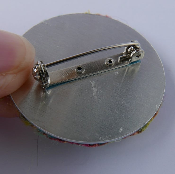 Handcrafted Textile Brooch - Folksy