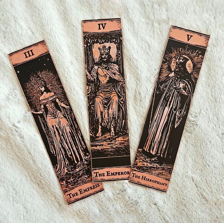Tarot Bookmarks Set 2 - The Empress, The Empero... - Folksy