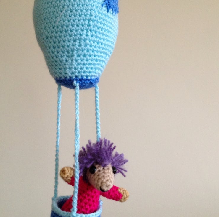 Hot Air Balloon Mobile with Thingymabob. - Folksy