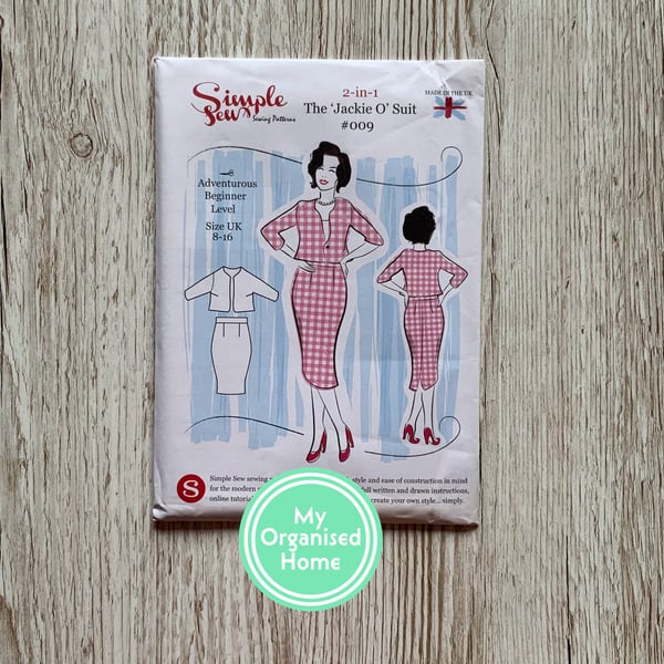 Simple Sew Jackie O Suit sewing pattern, 009, s... - Folksy