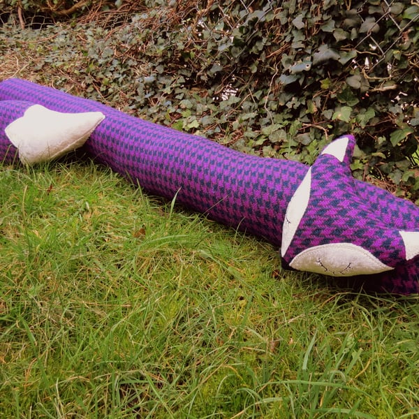 Fox draught excluder. Extra long draft exclude... - Folksy