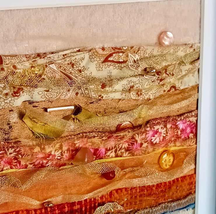 Sunset Landscape Seascape Mixed Media Art A4 Ma... - Folksy