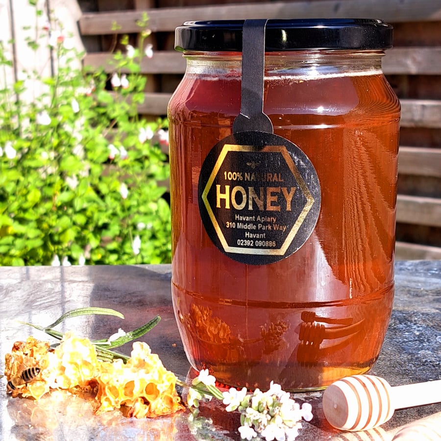 Pure Raw Multifloral Honey 1kg - Folksy