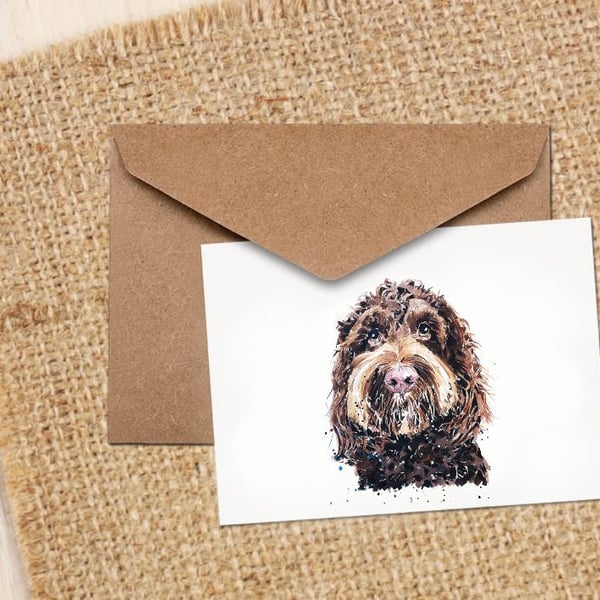 Cockapoo GreetingNote Card).Cockapoo Cards,Cock... - Folksy