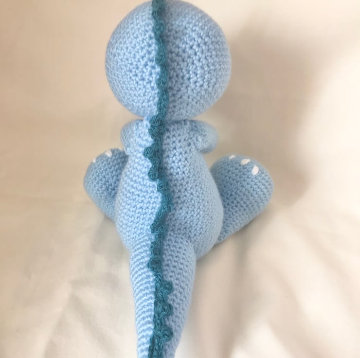 Crochet Dinosaur, t-rex - Folksy
