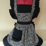Vintage Victorian Style Full Apron Pinny - Leop... - Folksy