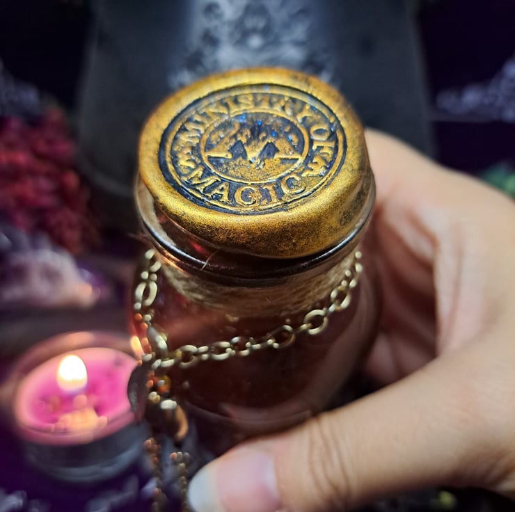 Faux Elixir of Life Potion prop bottle ornament - Folksy