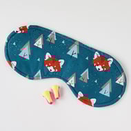 Fox Sleep Mask, Adjustable, made with all natur... - Folksy