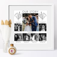 Our Story - Personalised Wedding Family Tree Ph... - Folksy