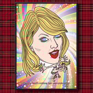 Taylor Swift Pop Plop Art Print - Folksy