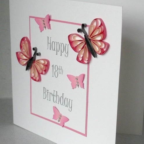18th birthday card - Folksy