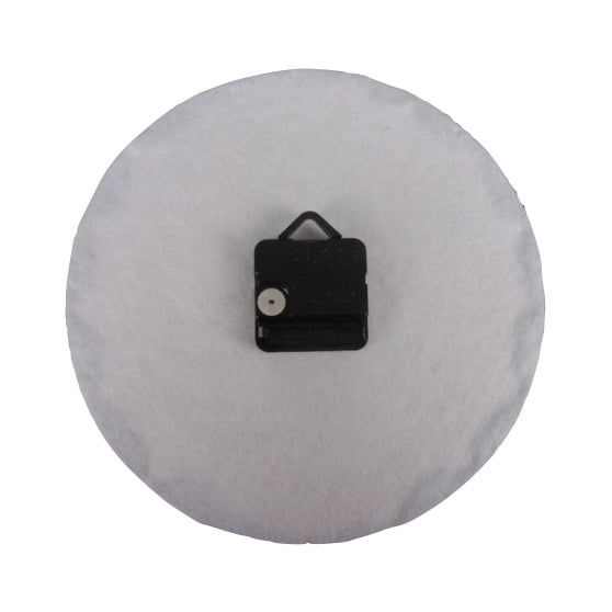 25cm felted wall clock with poppy design - Folksy