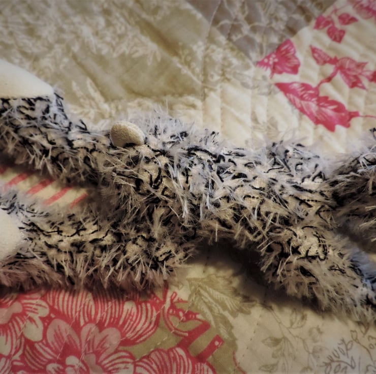 8" Mohair Wacky Handmade Teddy Bear - Folksy