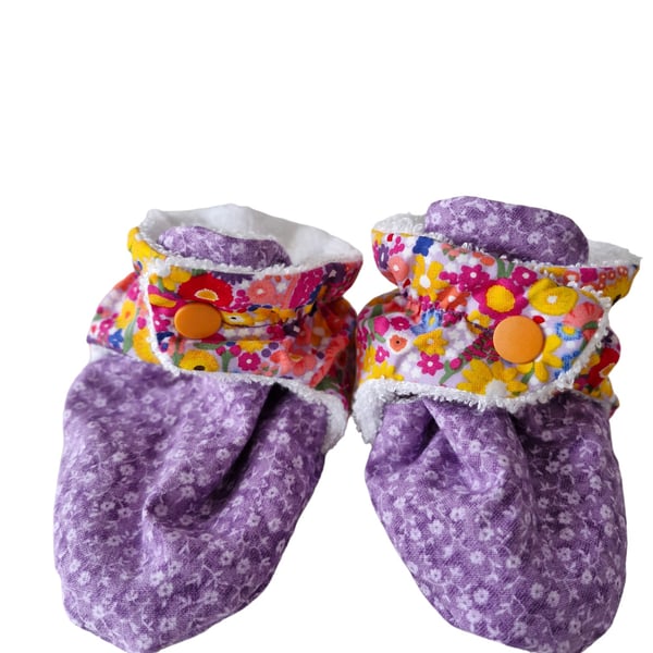 Unique handmade baby booties - Folksy