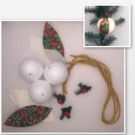Make your own baubles kit (set of 3) - Folksy