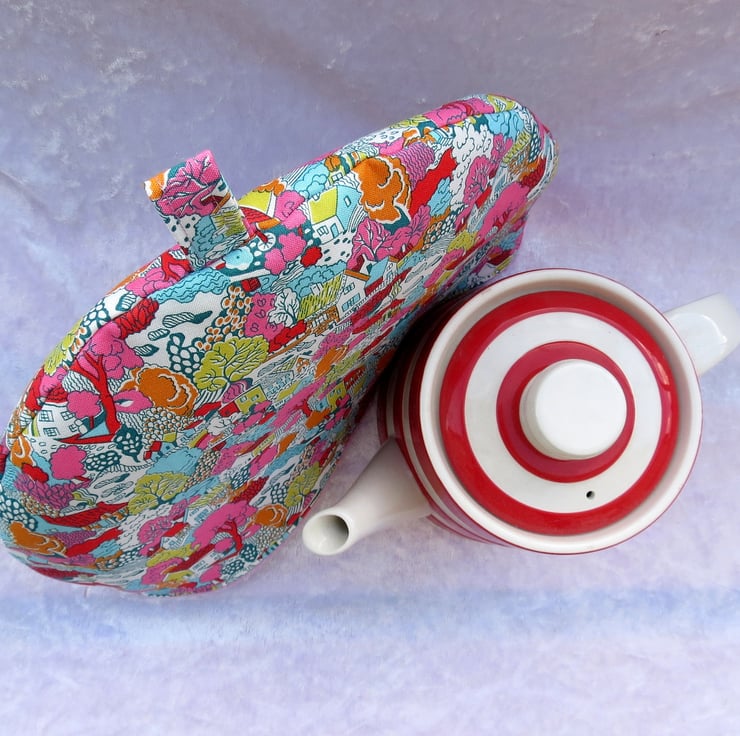 Tea Cosy, medium tea cosy, to fit a 2 - 3 cup ... - Folksy