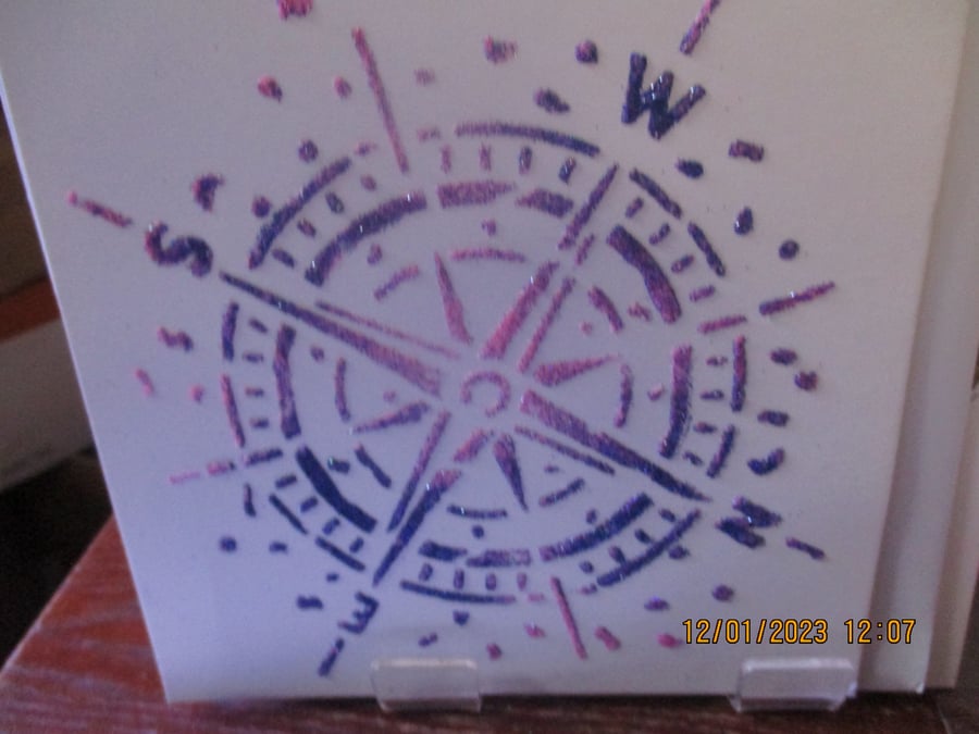 Compass Card - Folksy