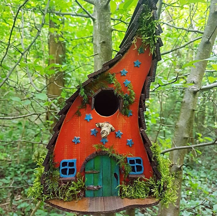 Custom built Unusual wooden crooked fairy hobbi... - Folksy