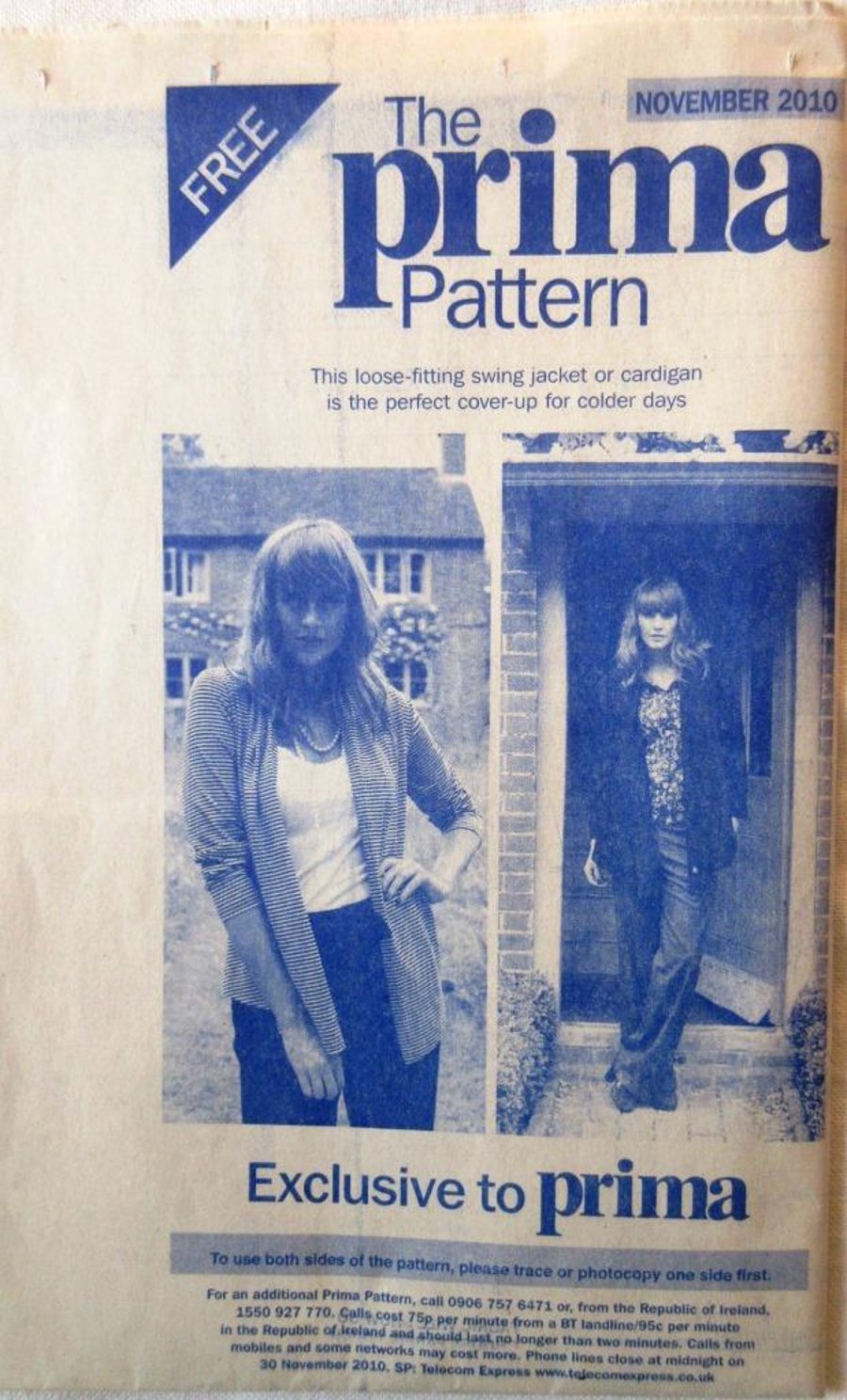 A multi-size sewing pattern for a woman's jacke... - Folksy
