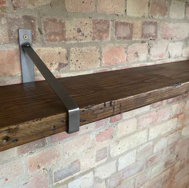 Reclaimed Scaffold board shelves (with suspense... - Folksy