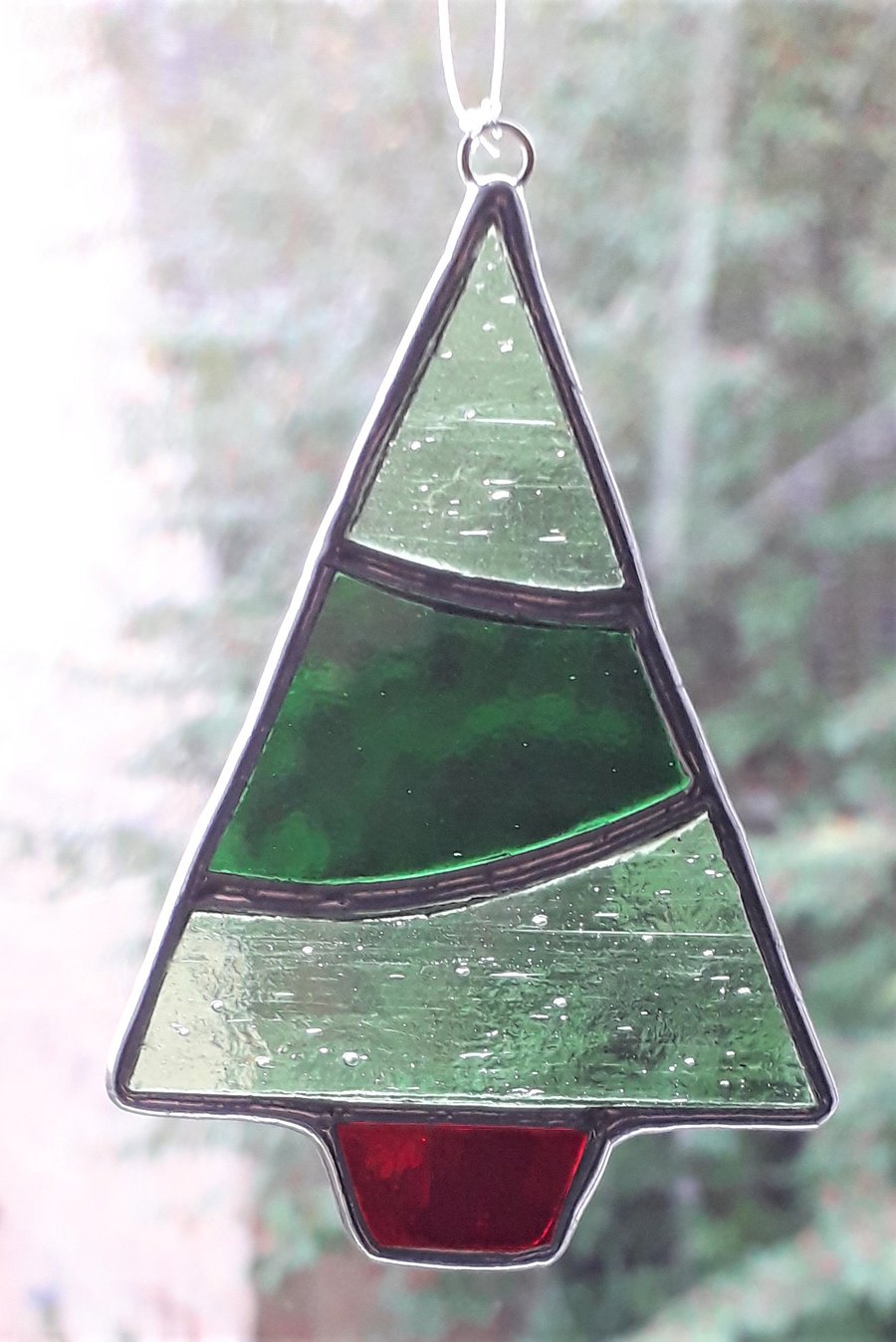 STAINED GLASS CHRISTMAS TREE - Folksy