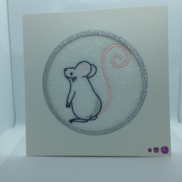 SOLD - Mouse Card C - 64 - Folksy